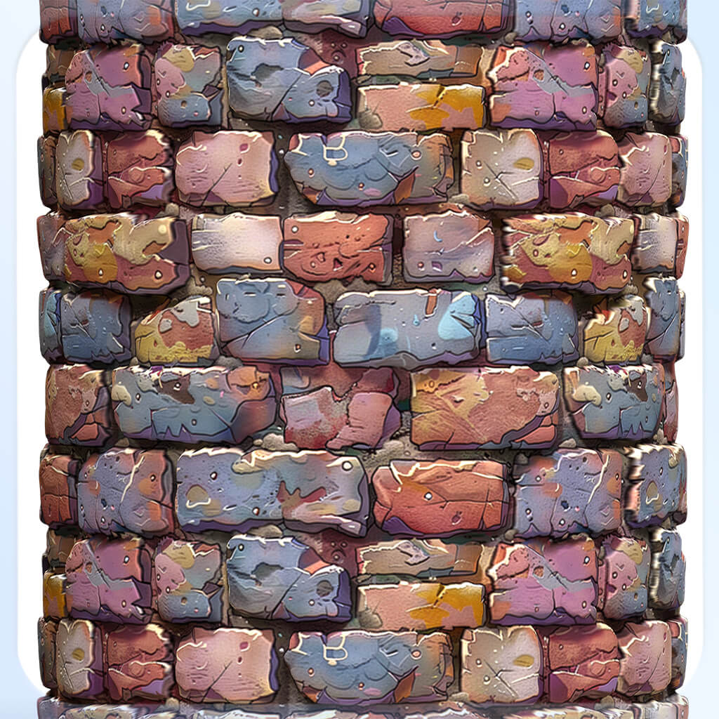 Stylized Wall Seamless Texture by zames1992d