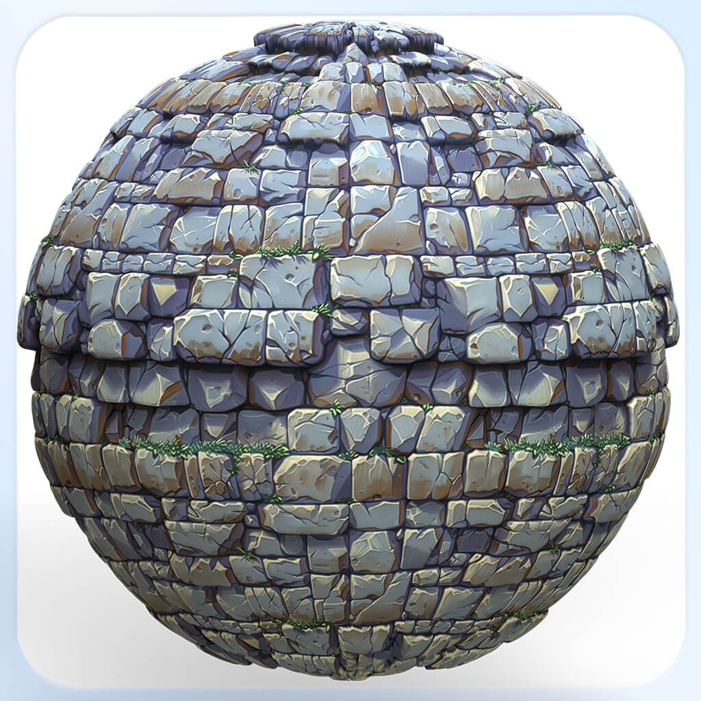 Stylized Wall Seamless Texture by zames1992d