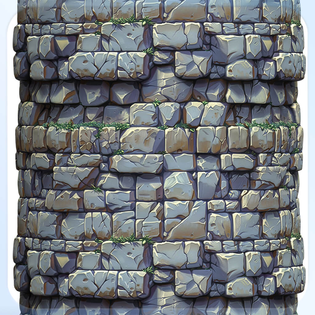 Stylized Wall Seamless Texture by zames1992d