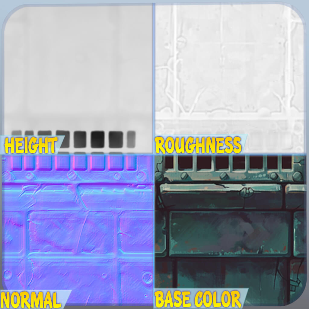 Stylized Wall Seamless Texture by zames1992d