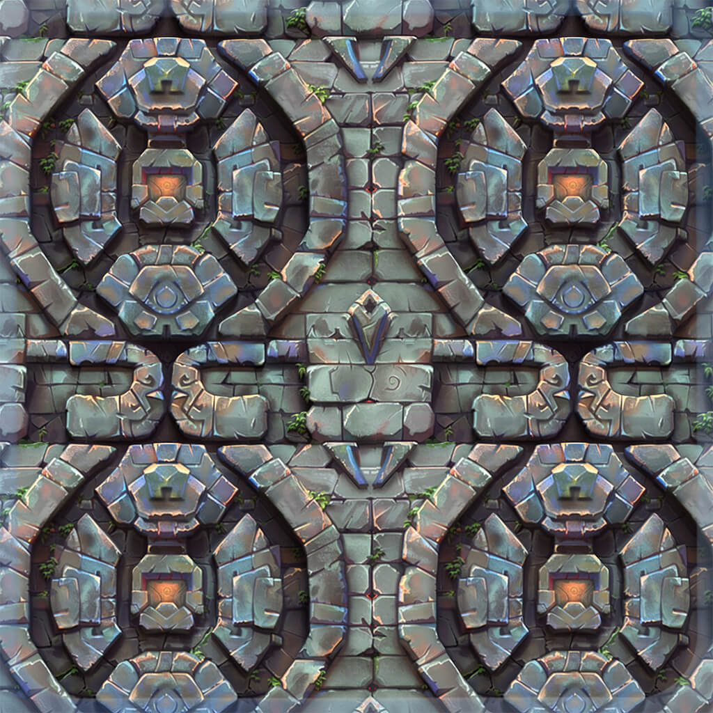 Stylized Wall Seamless Texture by zames1992d