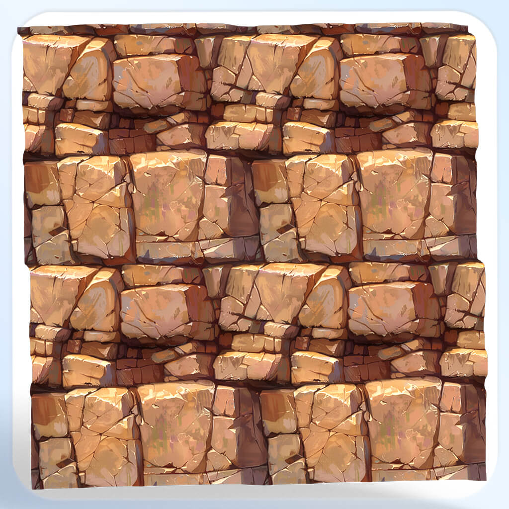 Stylized Wall Seamless Texture by zames1992d
