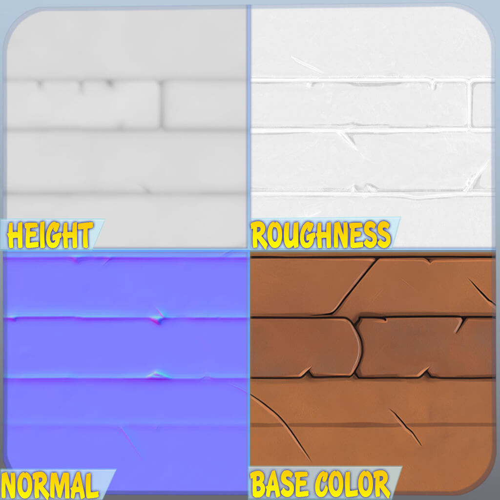 Stylized Wall Seamless Texture by zames1992d