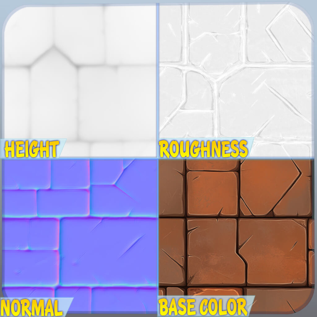 Stylized Wall Seamless Texture by zames1992d
