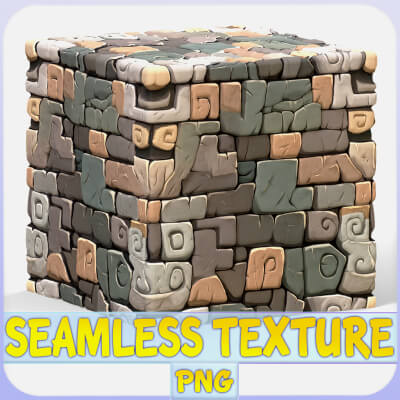 Stylized Wall Seamless Texture by zames1992d