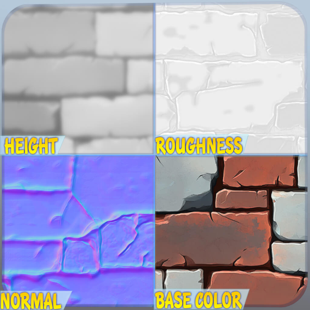 Stylized Wall Seamless Texture by zames1992d