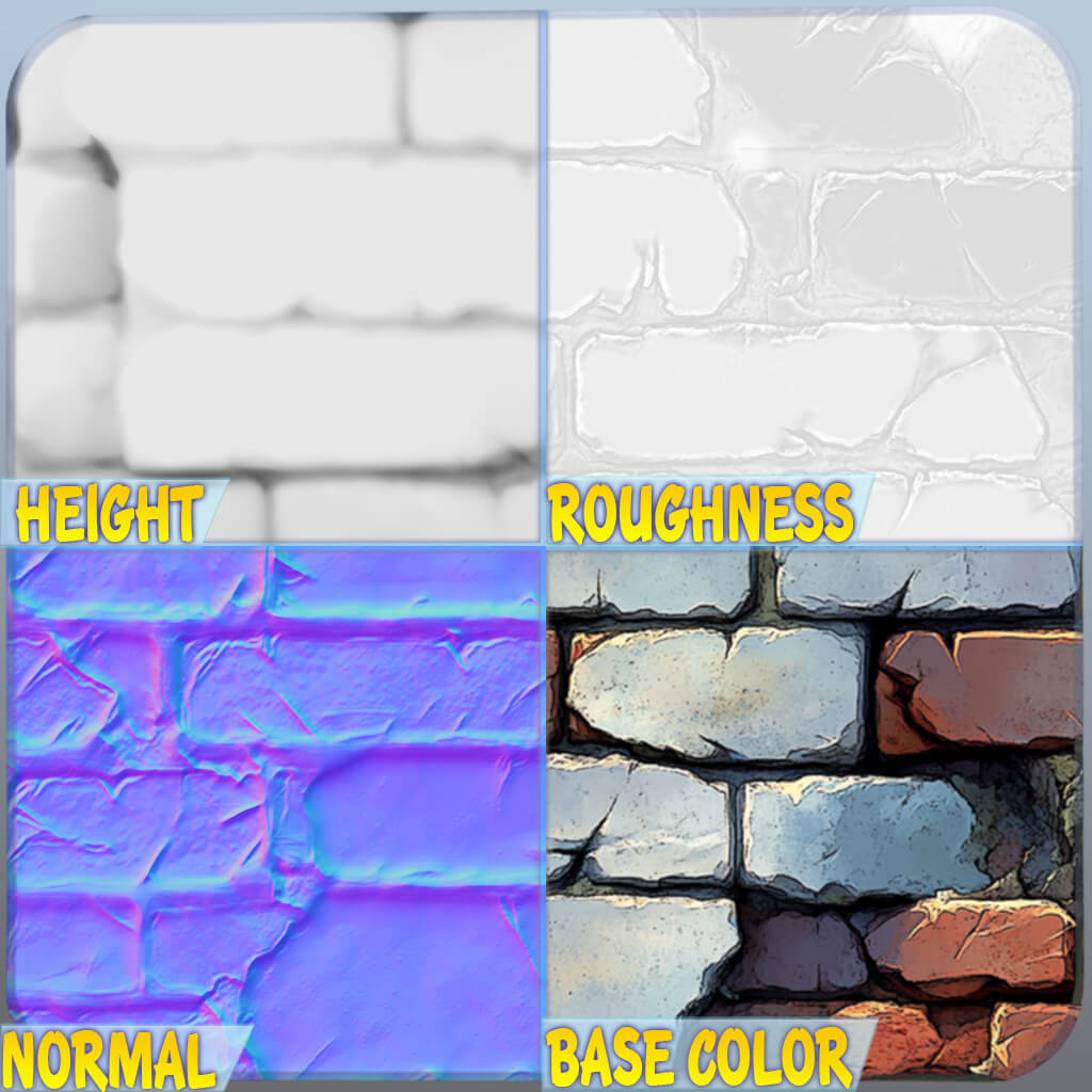 Stylized Wall Seamless Texture by zames1992d