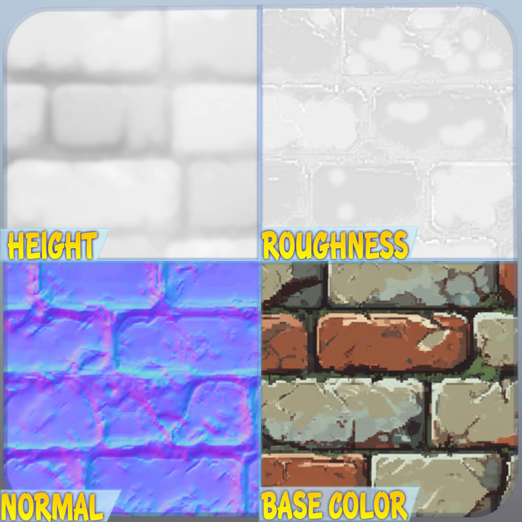 Stylized Wall Seamless Texture by zames1992d
