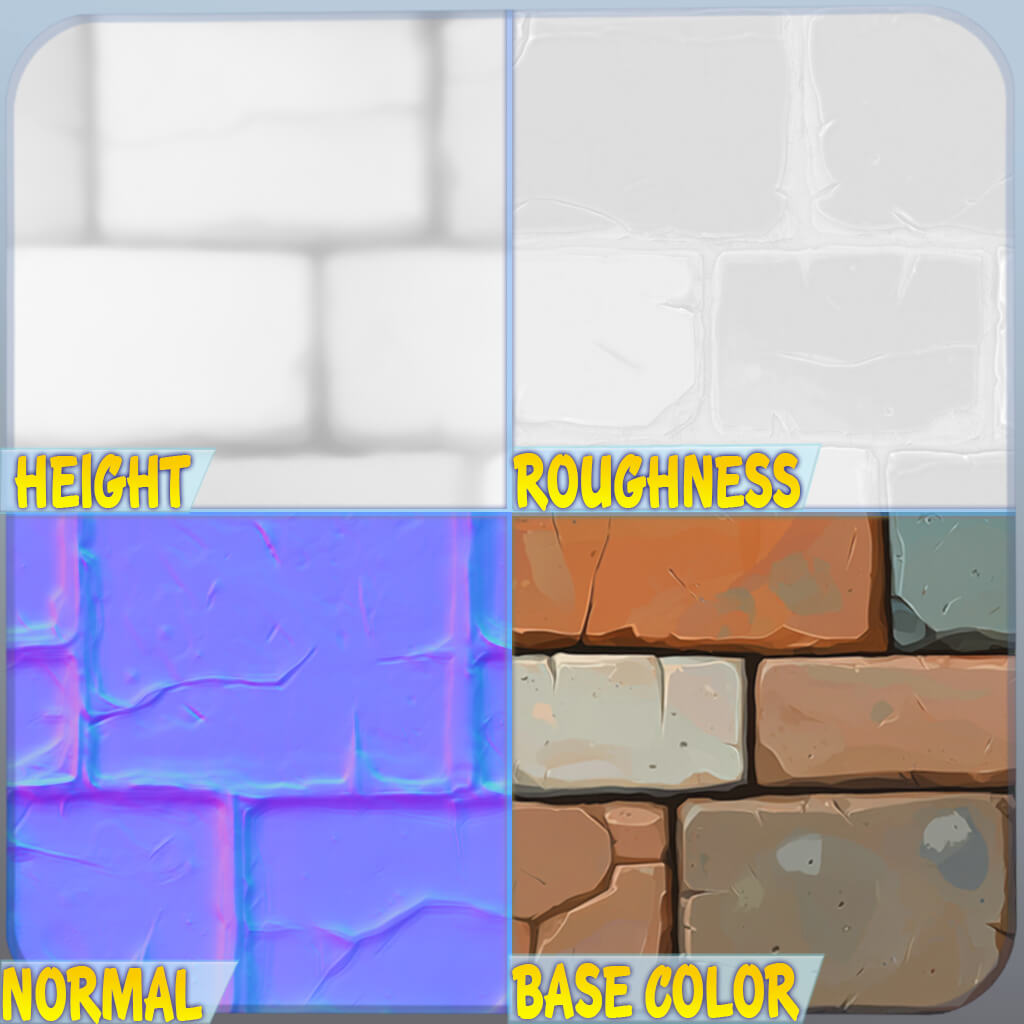 Stylized Wall Seamless Texture by zames1992d