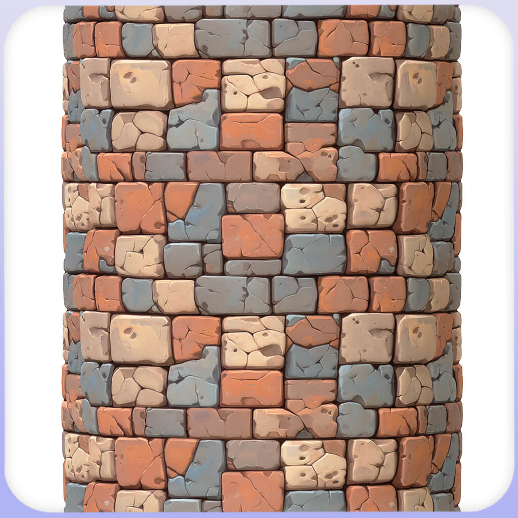 Stylized Wall Seamless Texture by zames1992d