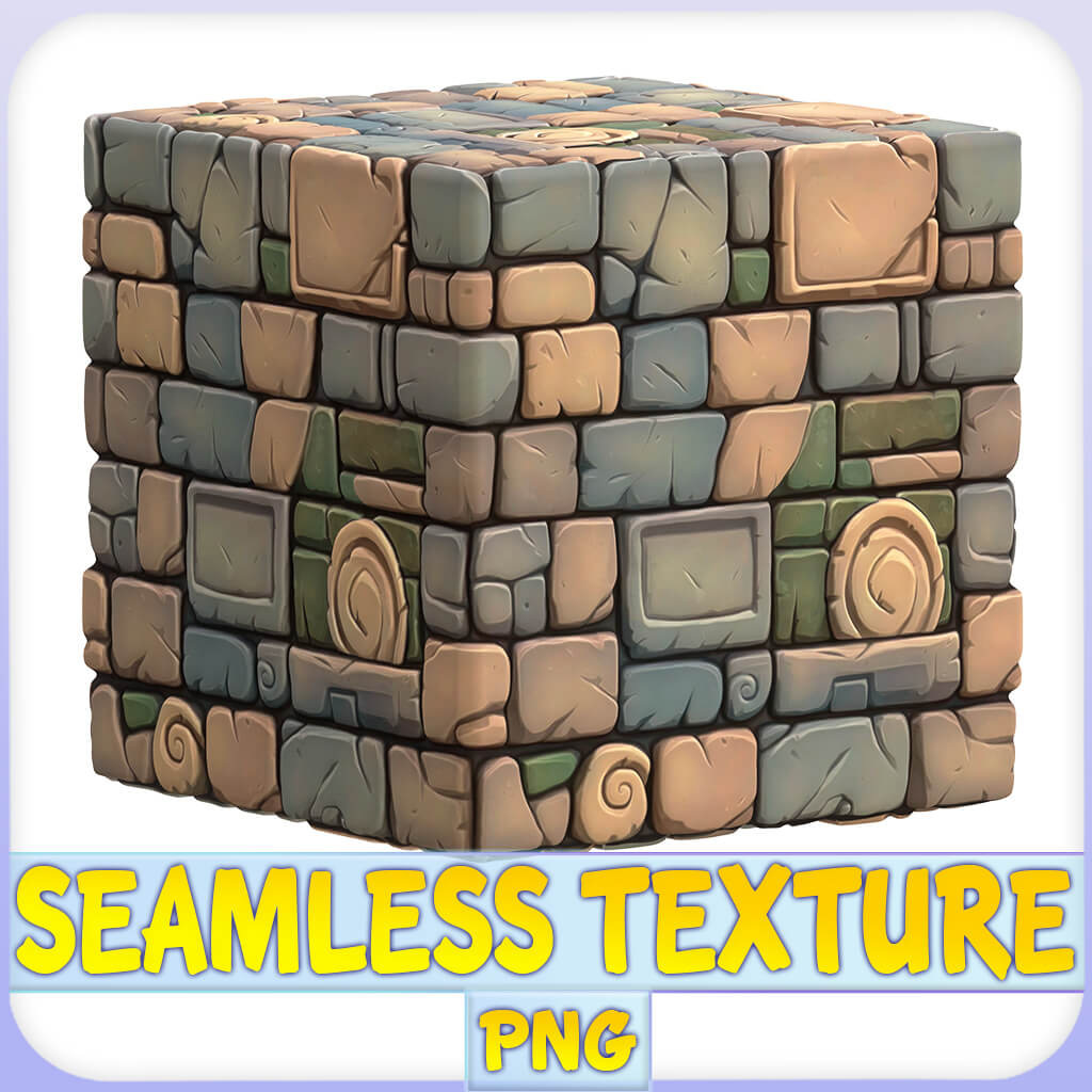 Stylized Wall Seamless Texture by zames1992d