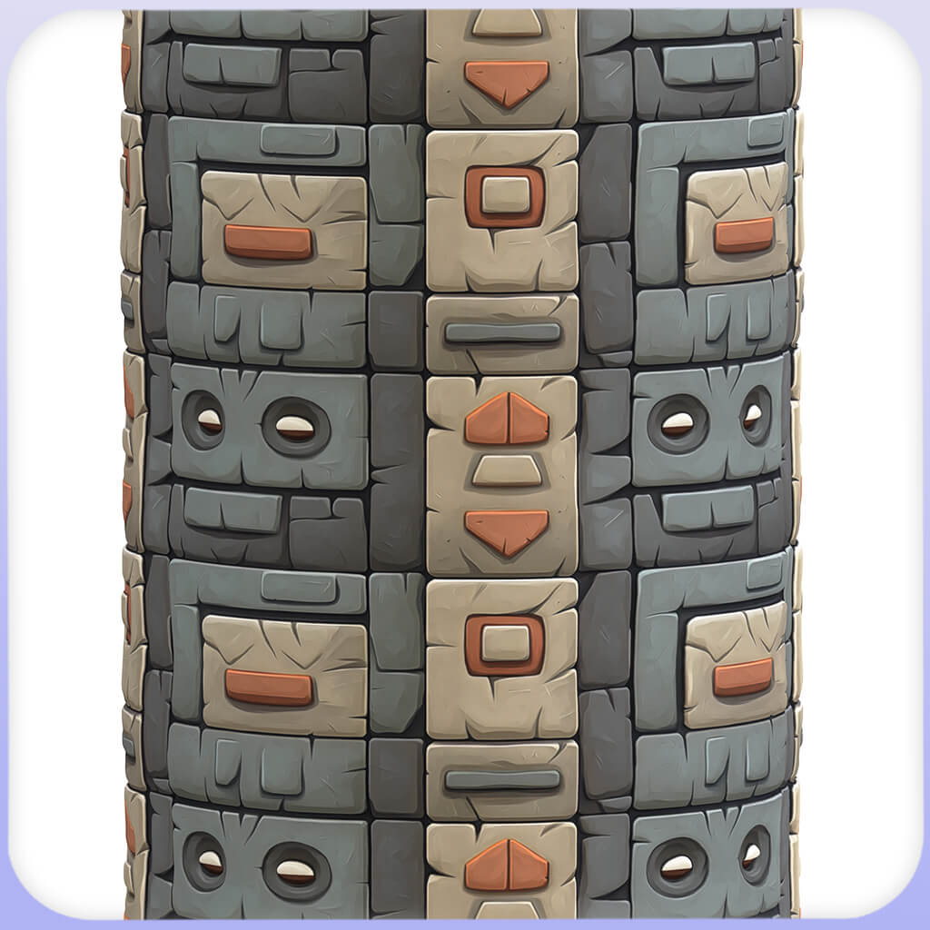 Stylized Wall Seamless Texture by zames1992d