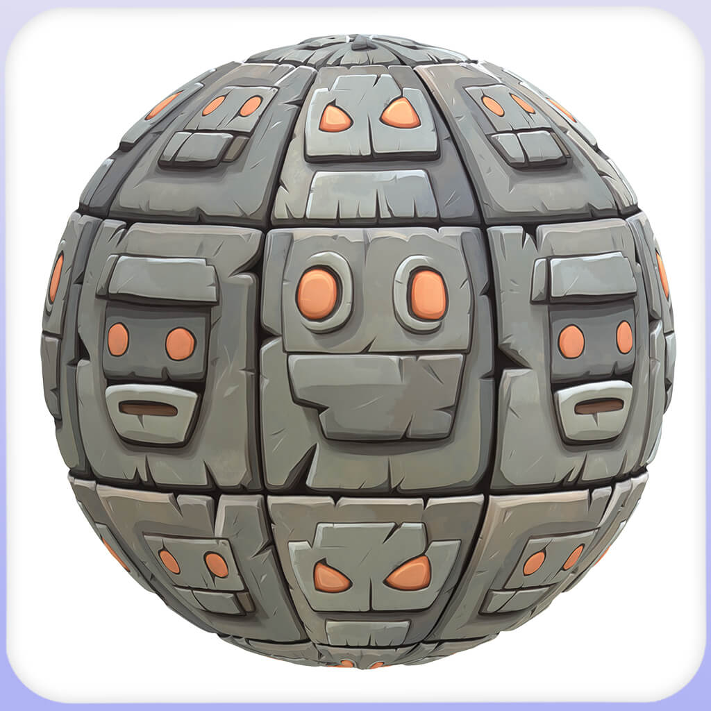 Stylized Wall Seamless Texture by zames1992d
