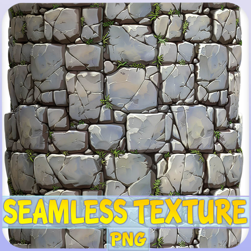 Stylized Wall Seamless Texture by zames1992d