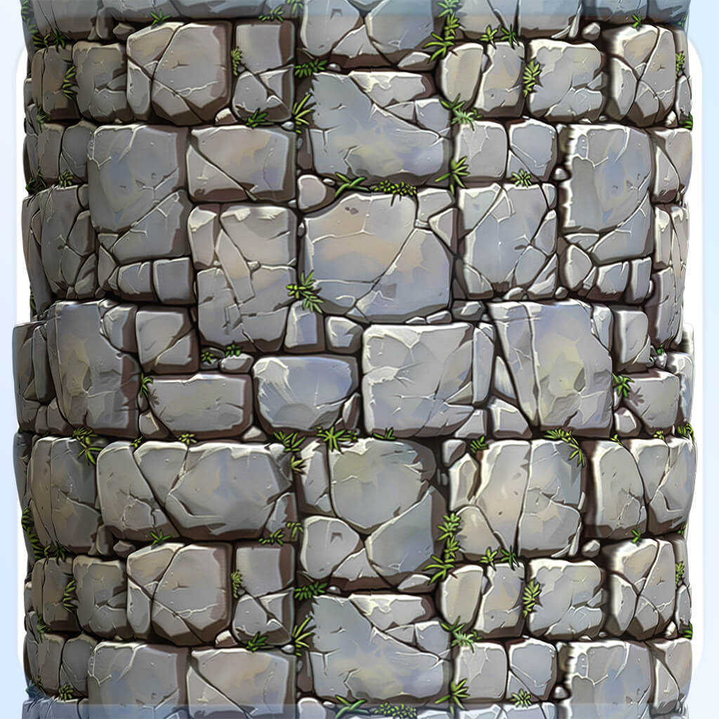 Stylized Wall Seamless Texture by zames1992d