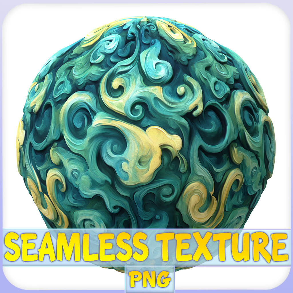 Stylized Water Seamless Texture by zames1992d