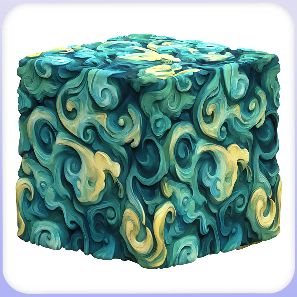 Stylized Water Seamless Texture by zames1992d