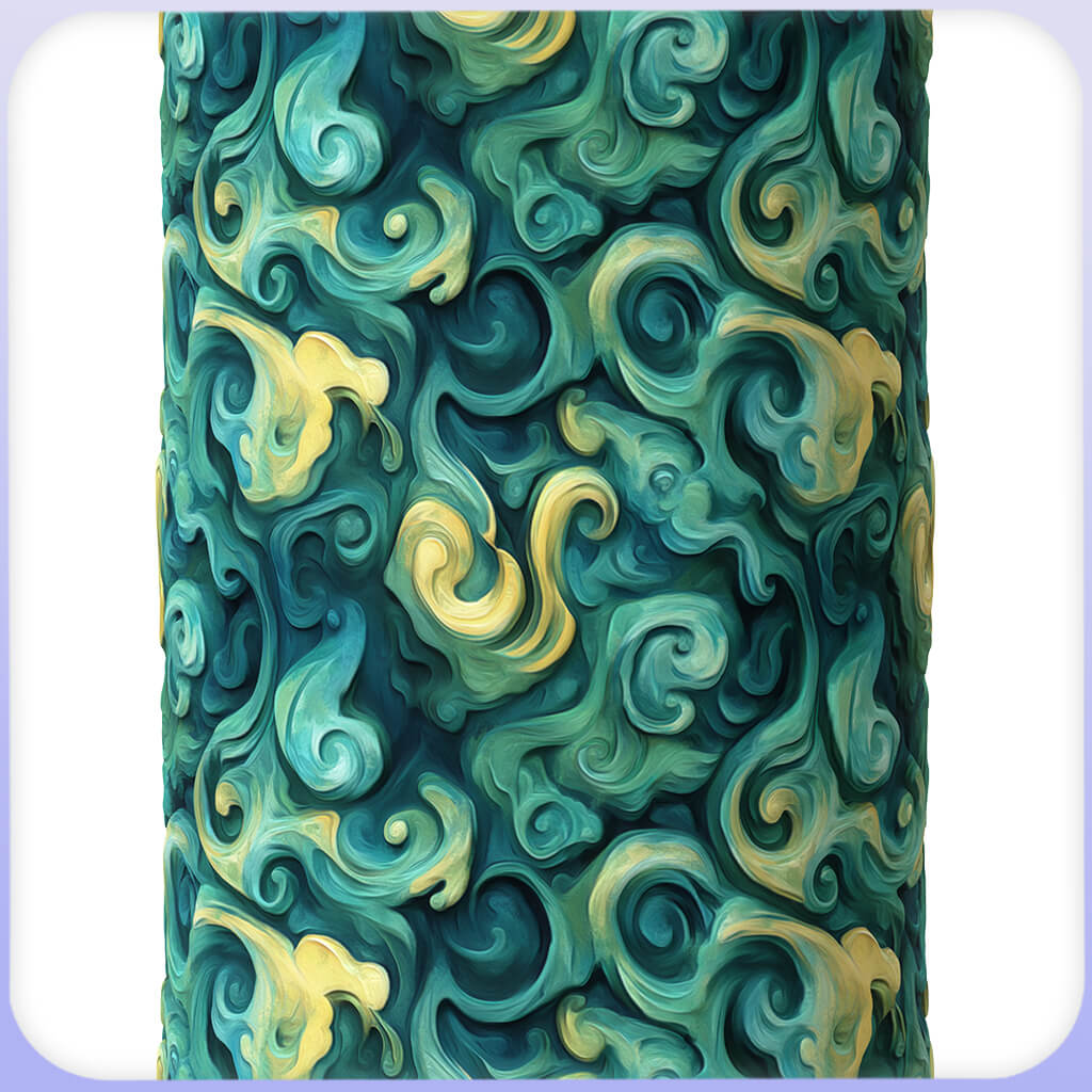 Stylized Water Seamless Texture by zames1992d