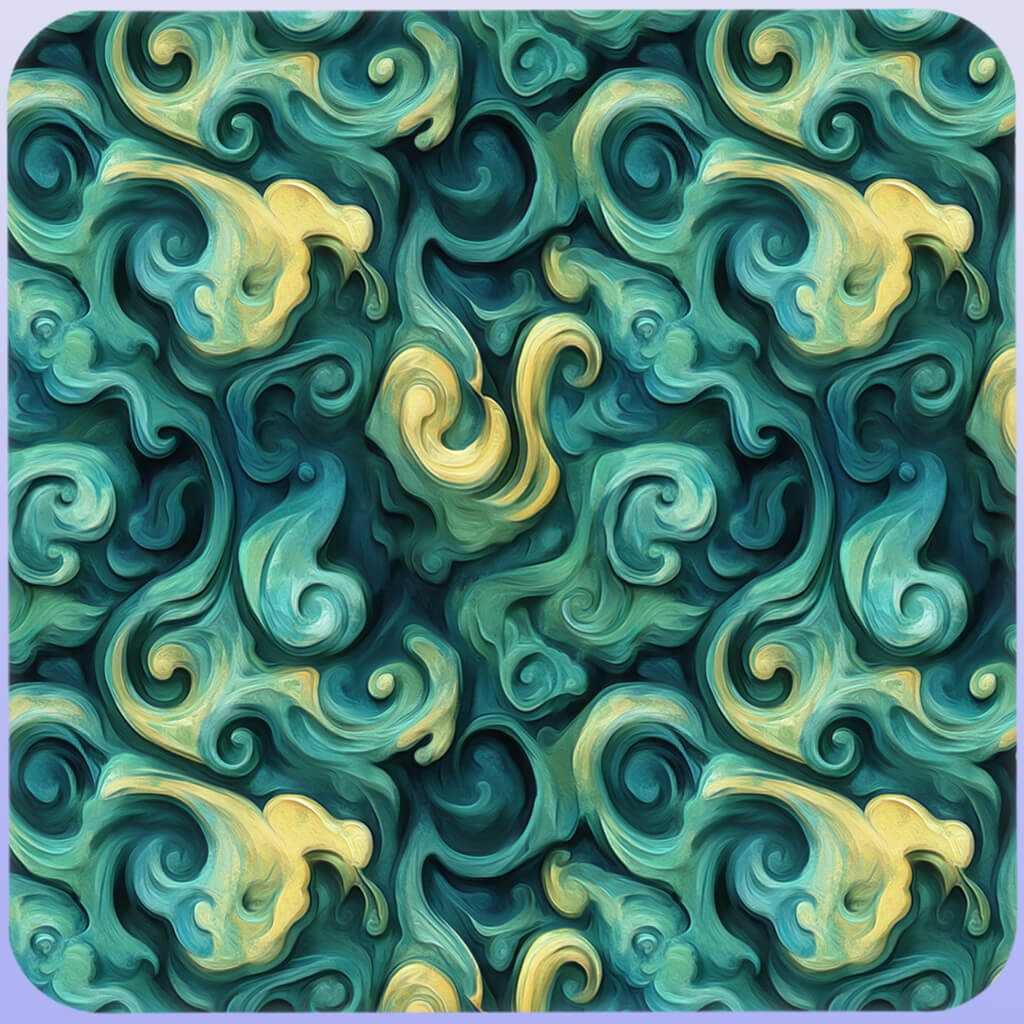Stylized Water Seamless Texture by zames1992d
