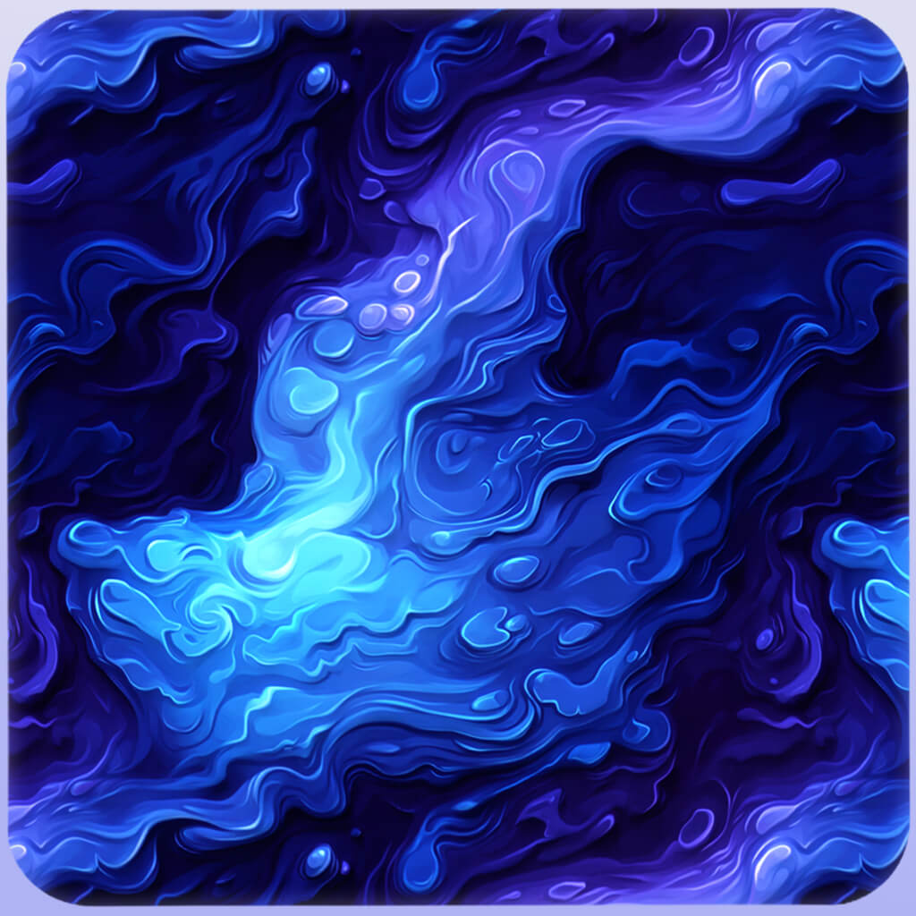 Stylized Water Seamless Texture by zames1992d