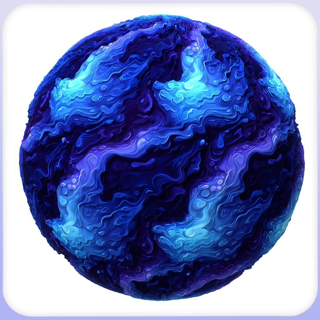 Stylized Water Seamless Texture by zames1992d