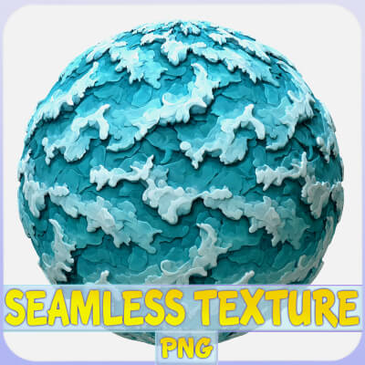Stylized Water Seamless Texture by zames1992d