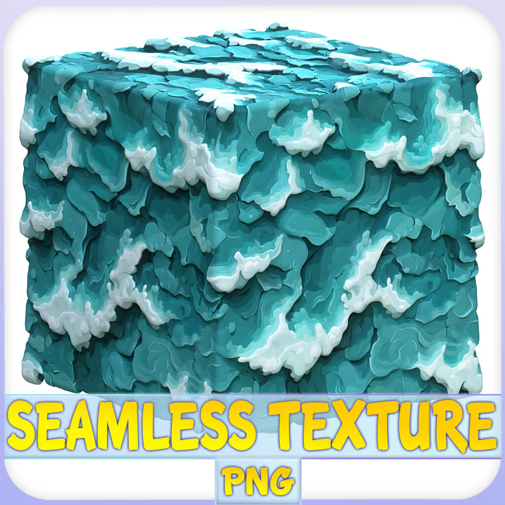 Stylized Water Seamless Texture by zames1992d