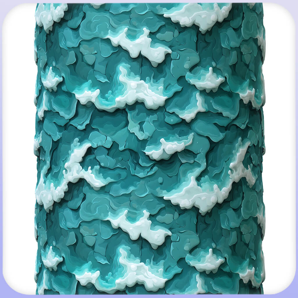 Stylized Water Seamless Texture by zames1992d