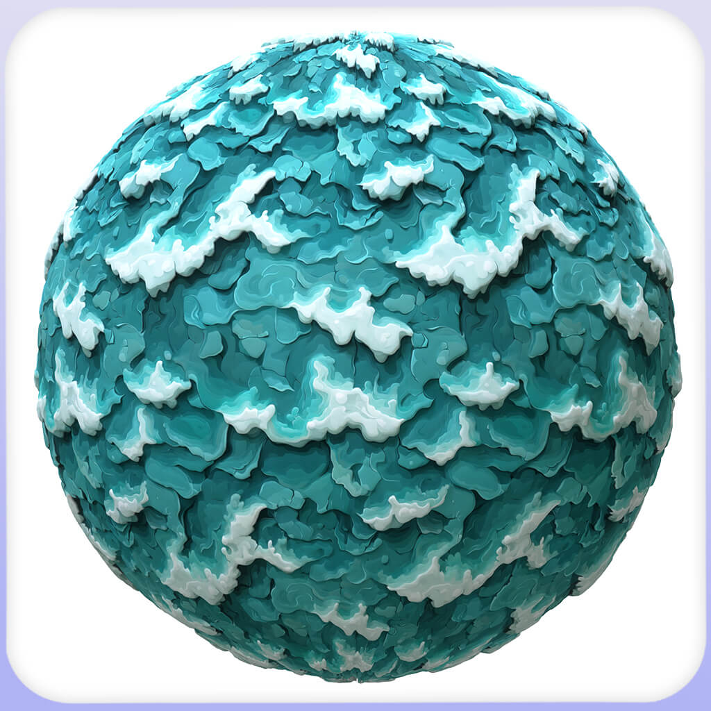 Stylized Water Seamless Texture by zames1992d