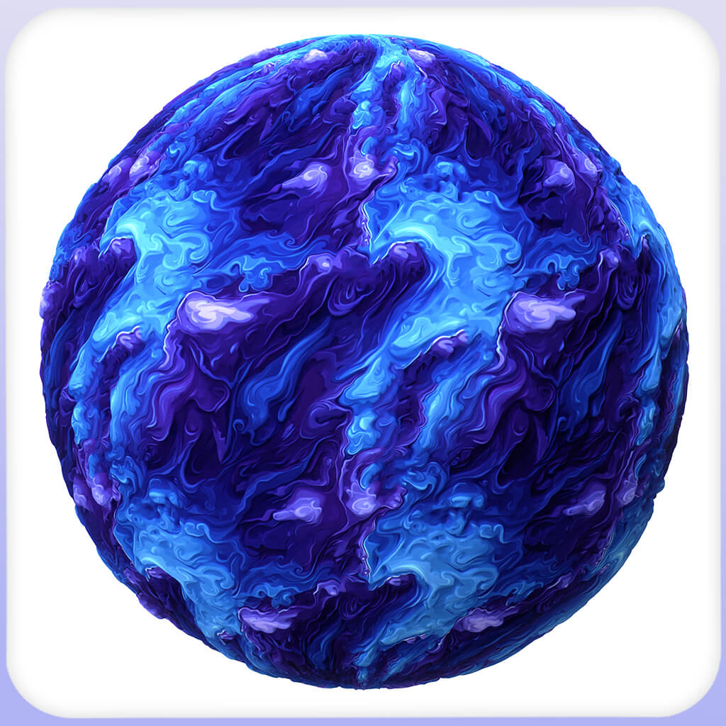 Stylized Water Seamless Texture by zames1992d
