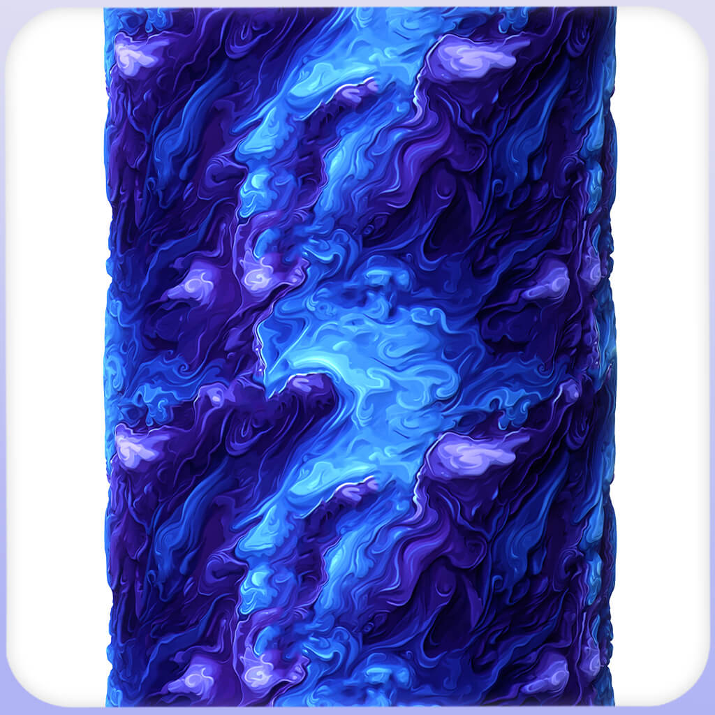 Stylized Water Seamless Texture by zames1992d