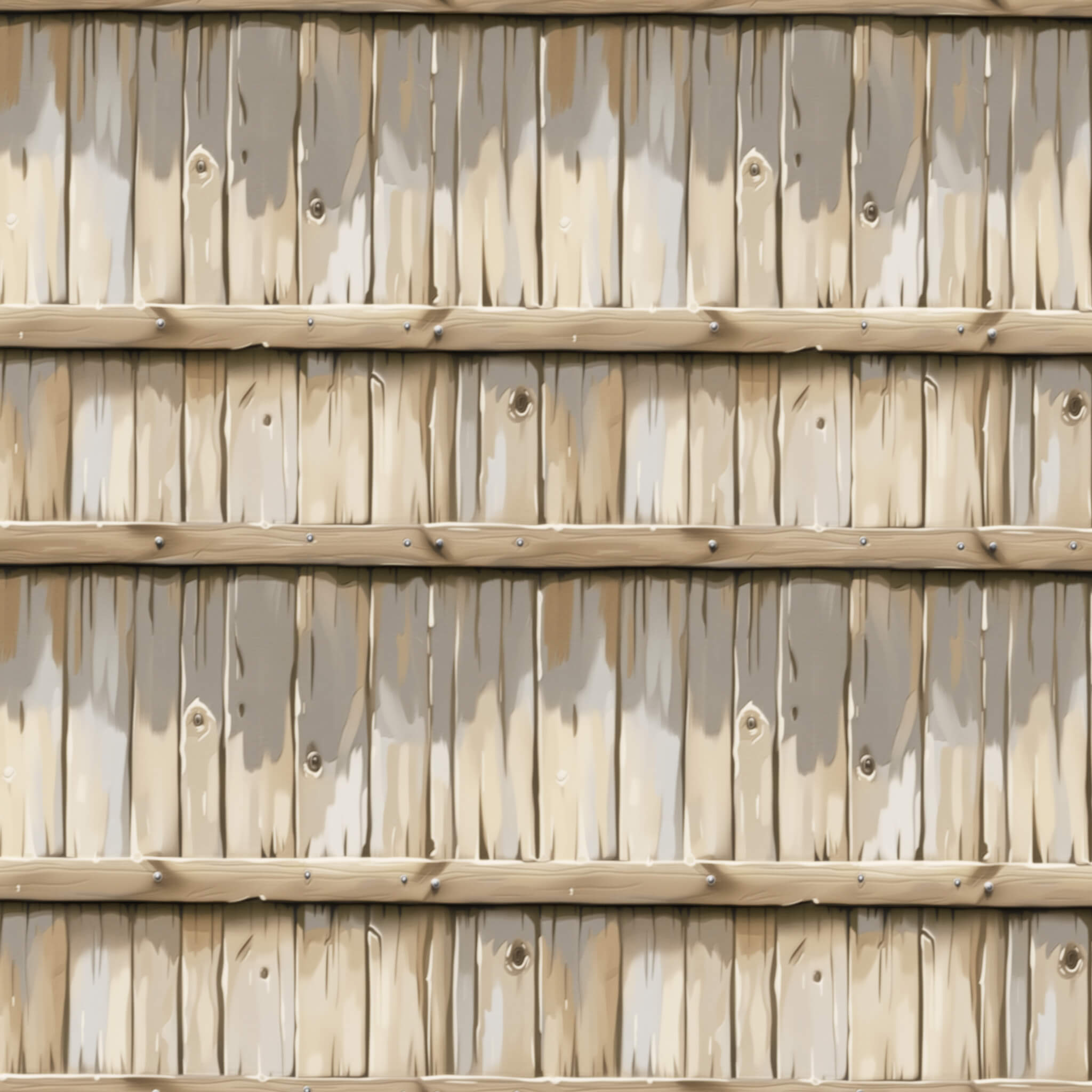 Stylized Wood Fence Seamless Texture by zames1992d