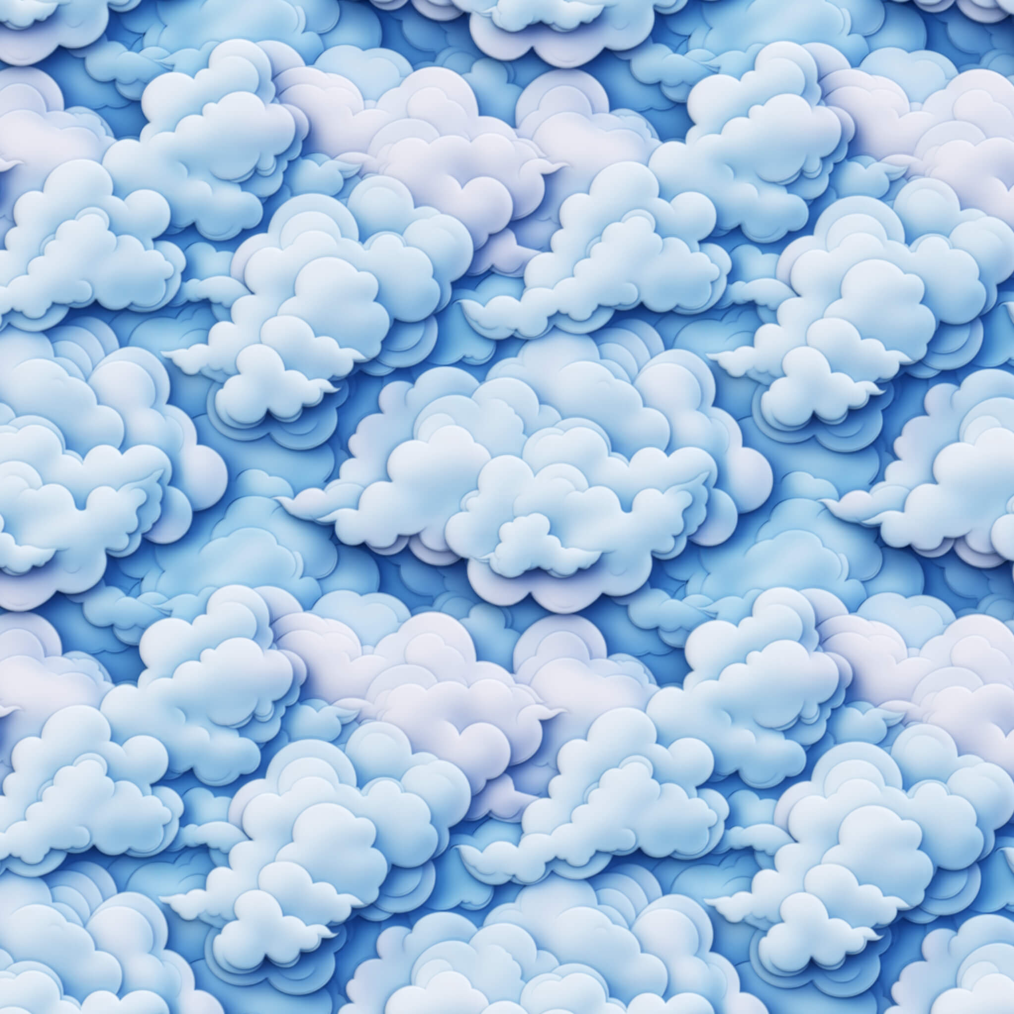 Stylized Clouds Seamless Texture by zames1992d
