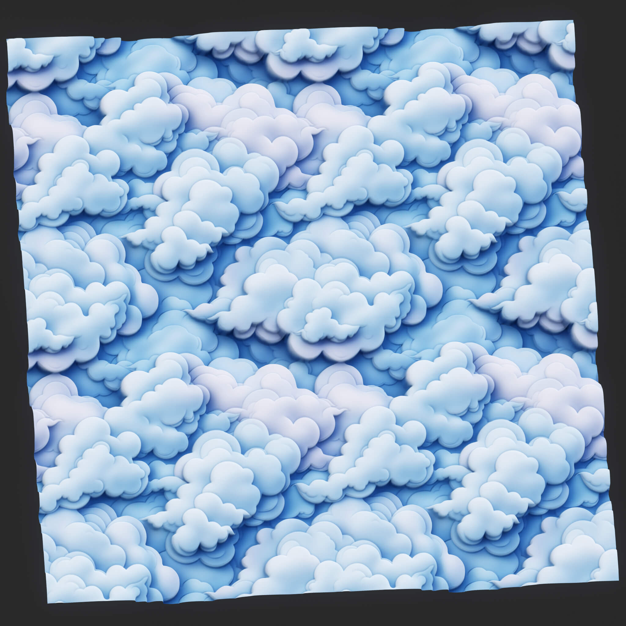 Stylized Clouds Seamless Texture by zames1992d