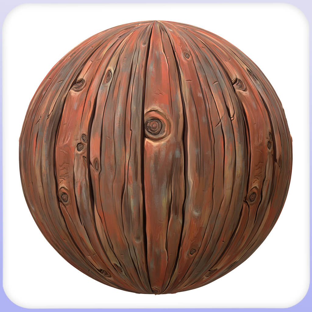 Stylized Wood Floor Seamless Texture by zames1992d