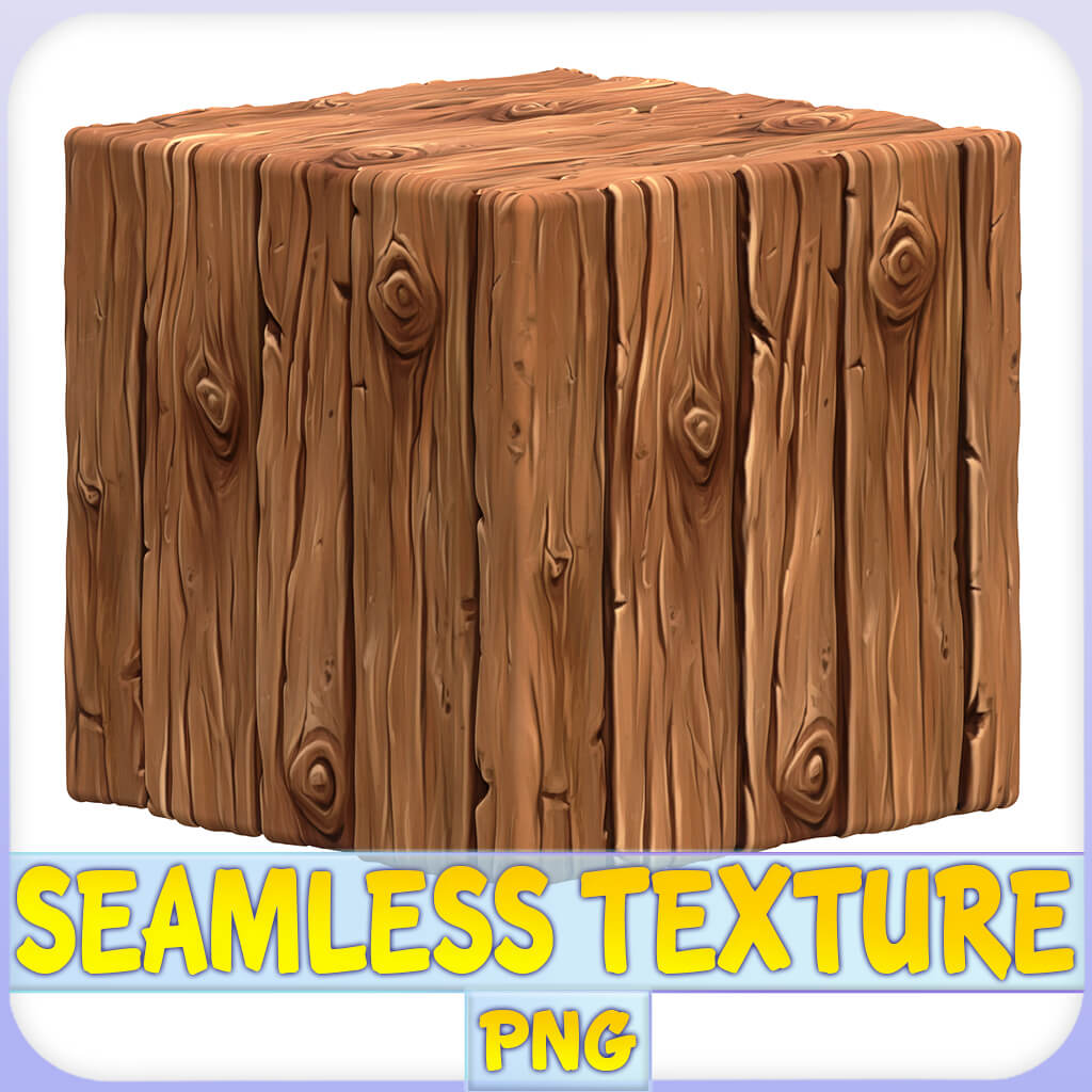 Stylized Wood Floor Seamless Texture by zames1992d