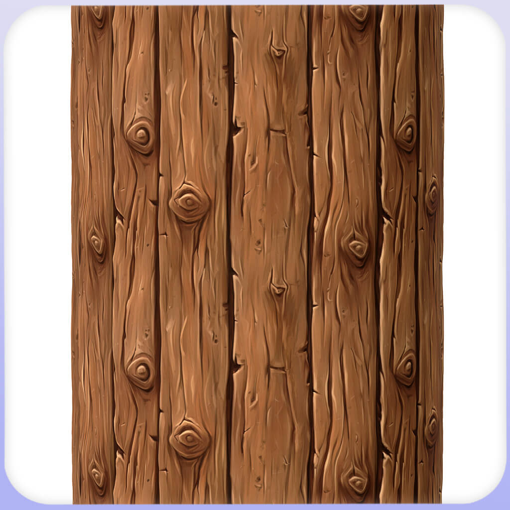 Stylized Wood Floor Seamless Texture by zames1992d