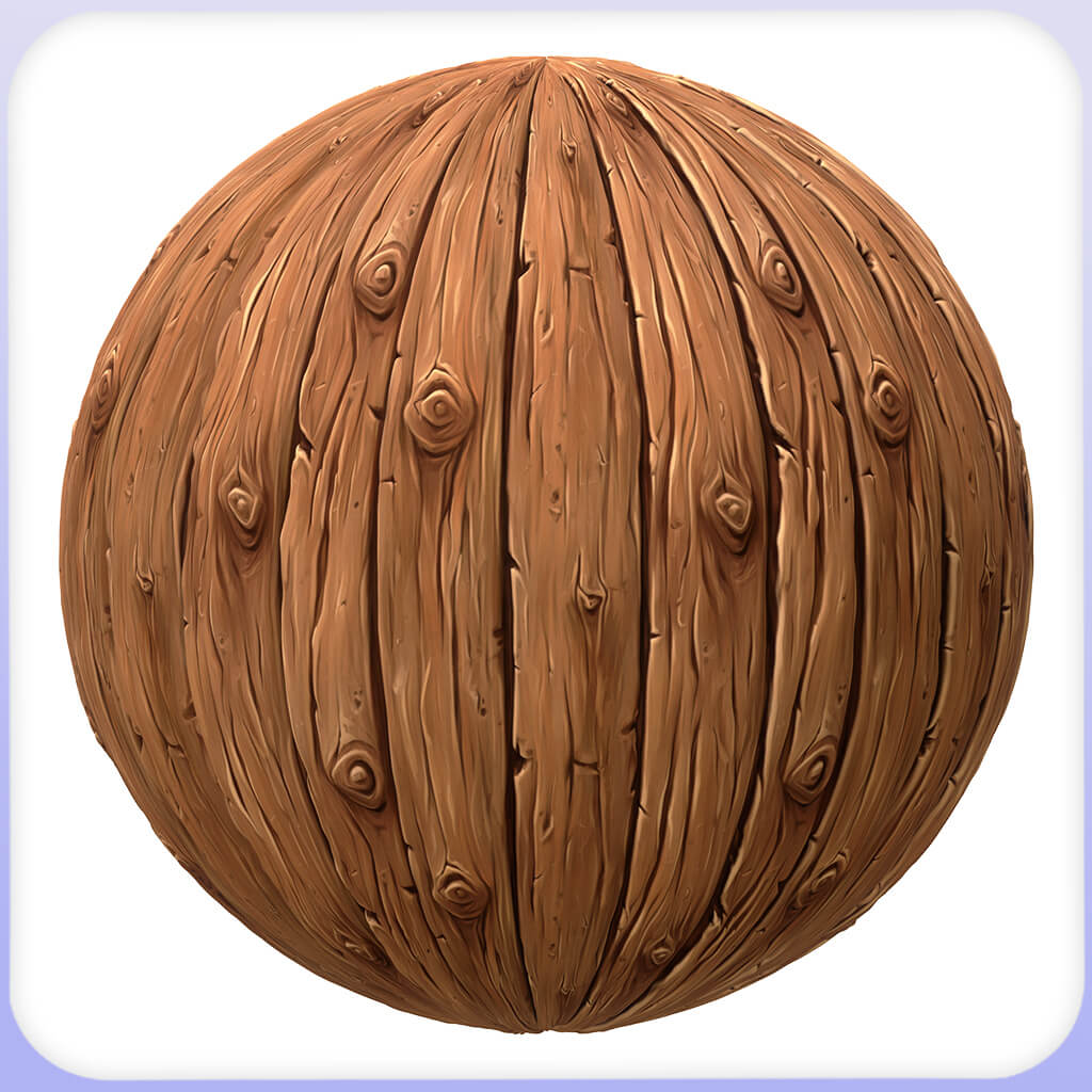 Stylized Wood Floor Seamless Texture by zames1992d