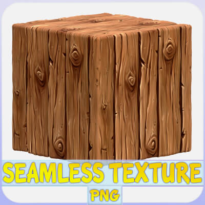Stylized Wood Floor Seamless Texture by zames1992d