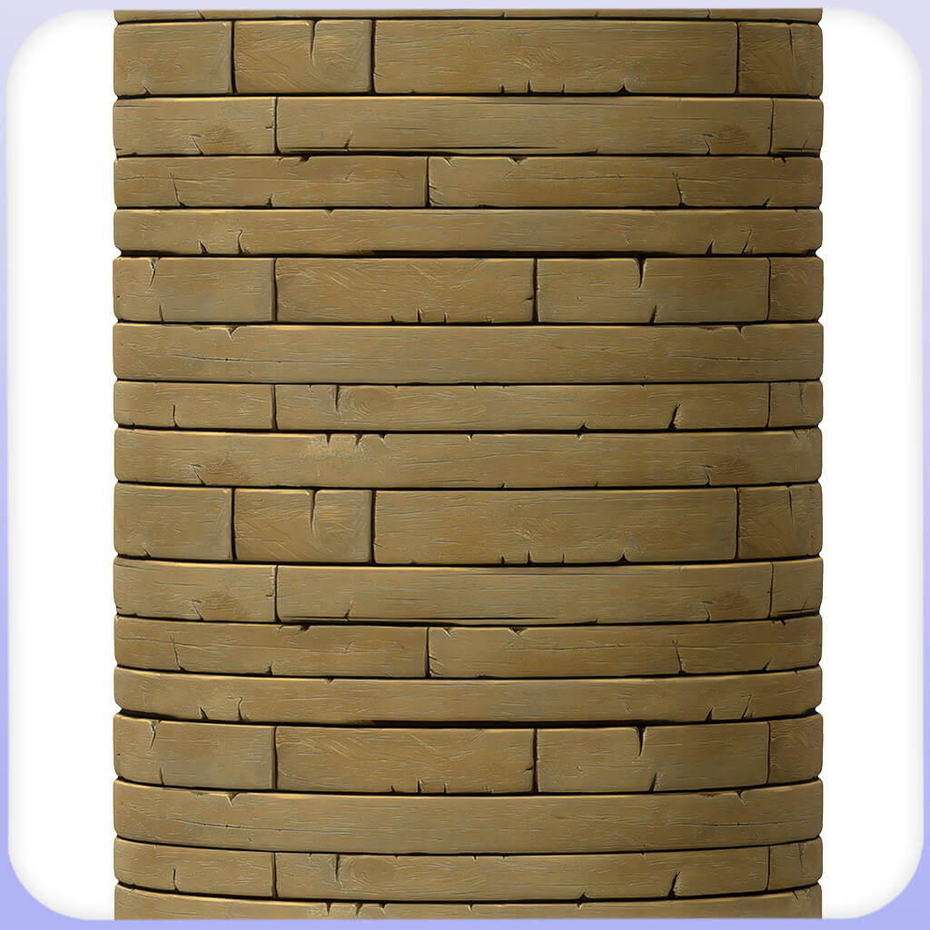 Stylized Wood Floor Seamless Texture by zames1992d