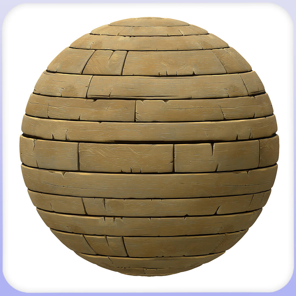 Stylized Wood Floor Seamless Texture by zames1992d