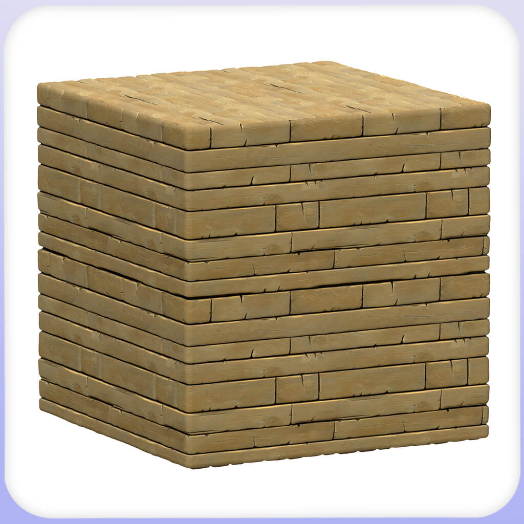 Stylized Wood Floor Seamless Texture by zames1992d