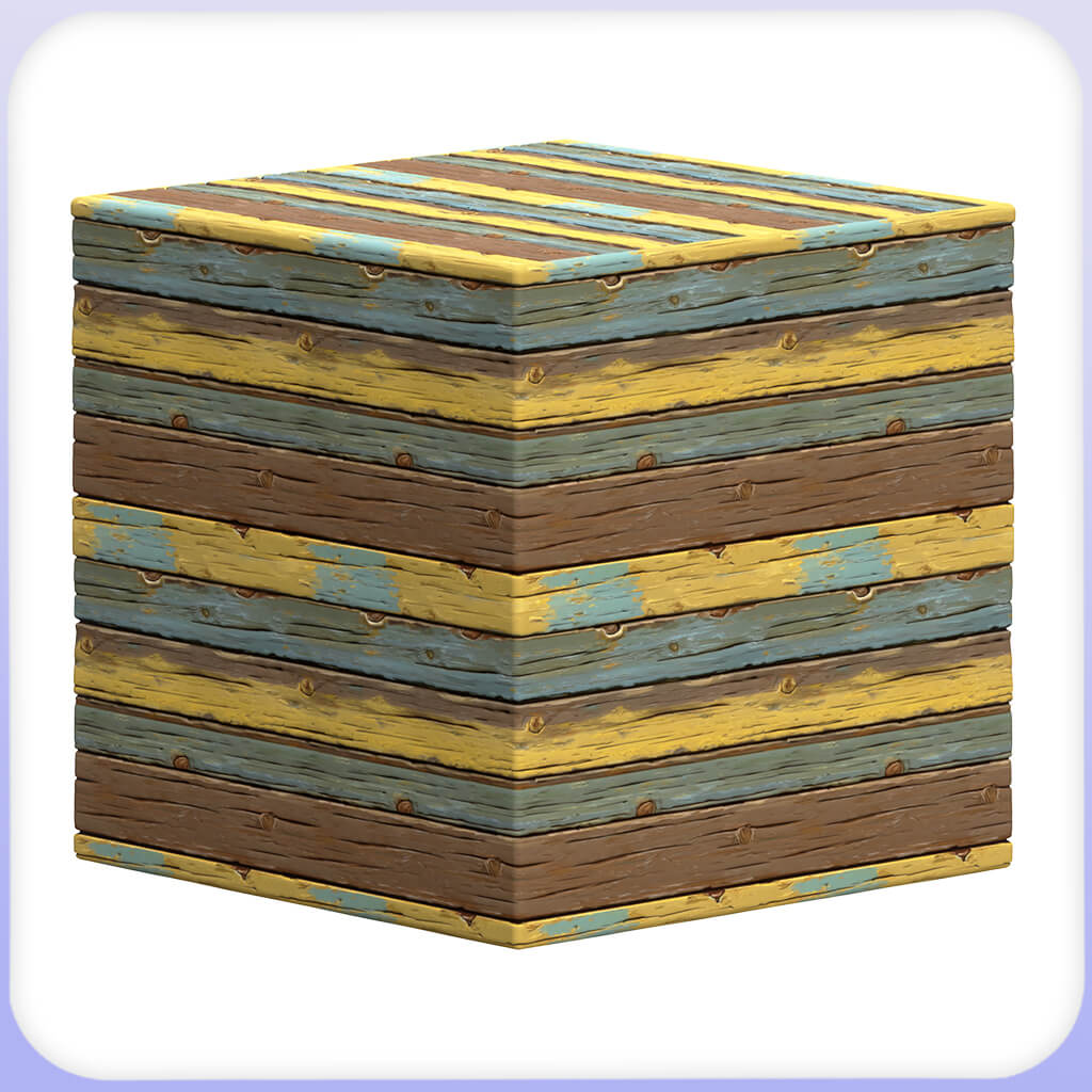 Stylized Wood Floor Seamless Texture by zames1992d