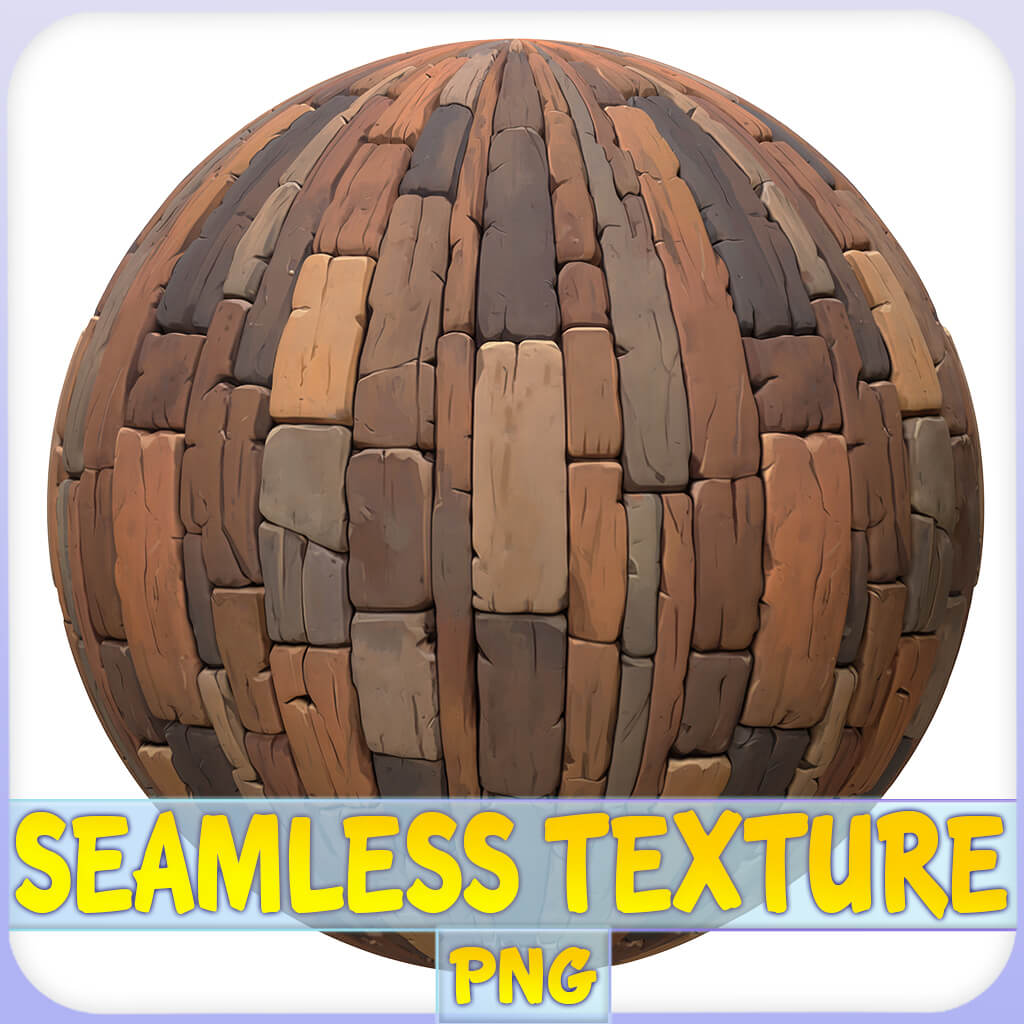 Stylized Wood Floor Seamless Texture by zames1992d