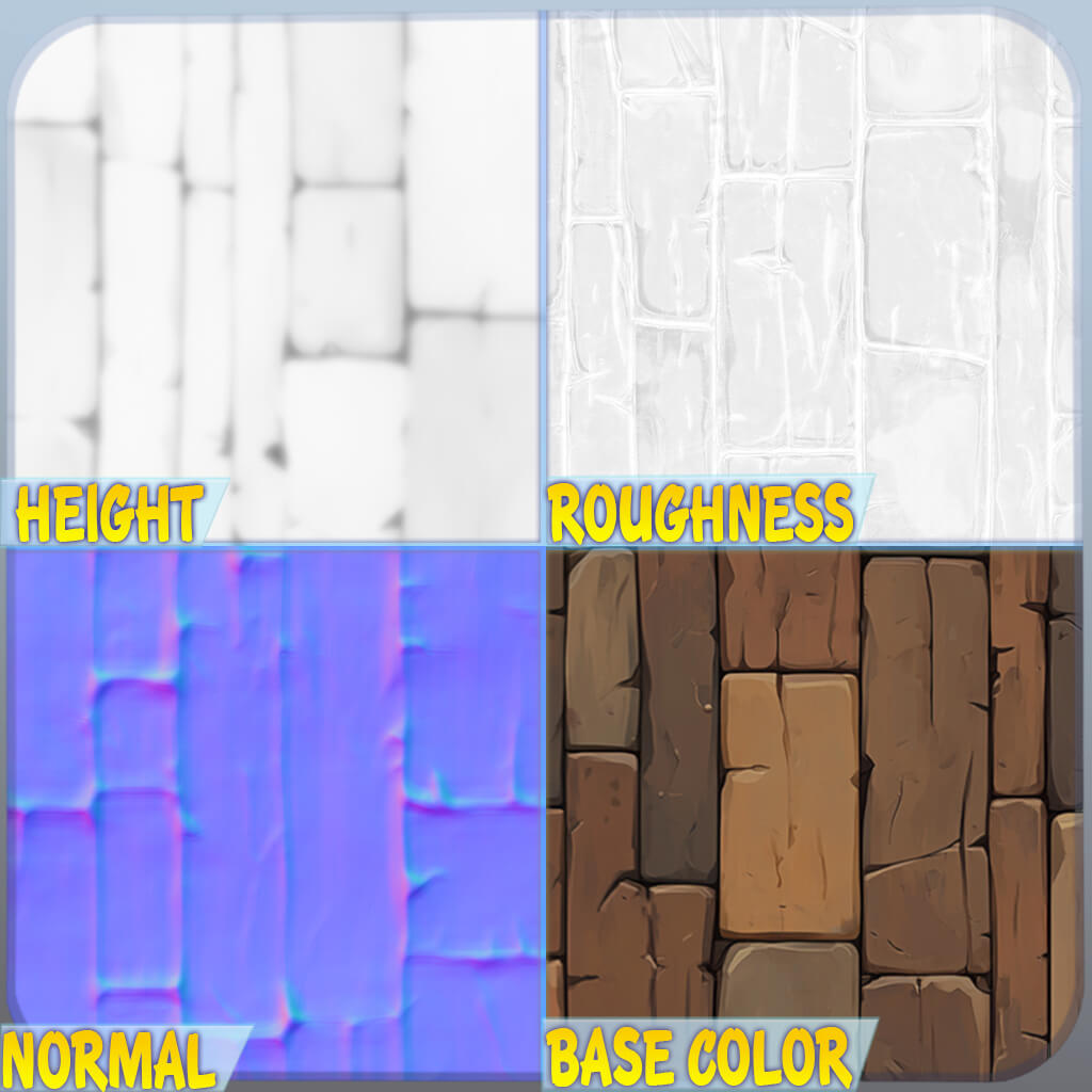Stylized Wood Floor Seamless Texture by zames1992d