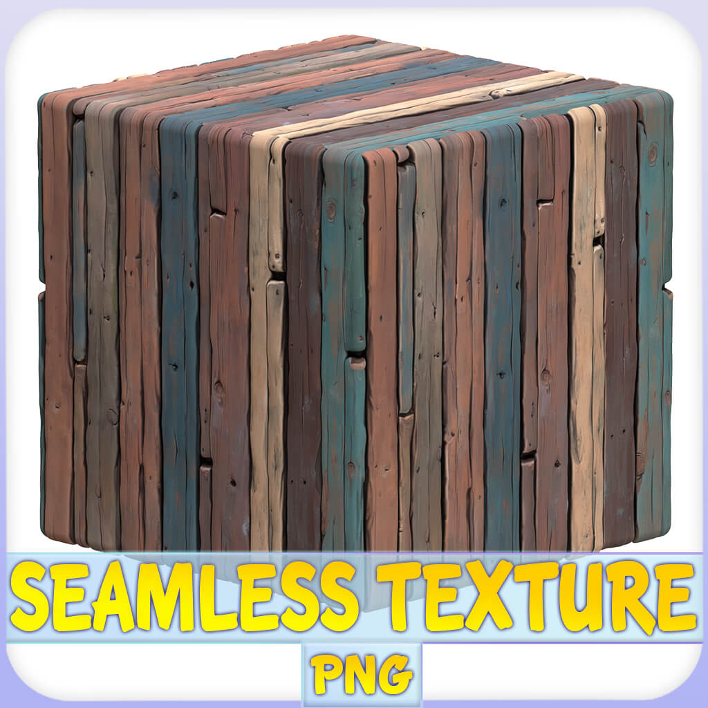 Stylized Wood Floor Seamless Texture by zames1992d
