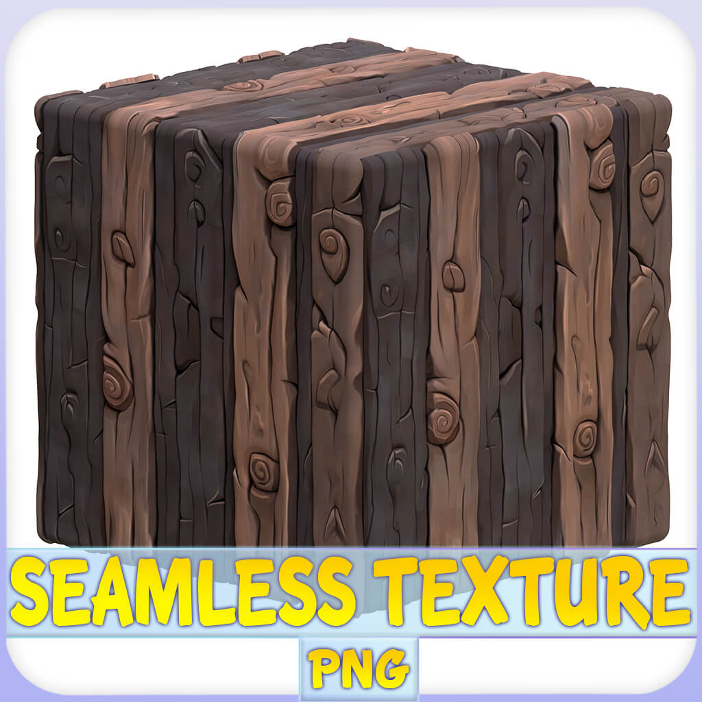Stylized Wood Floor Seamless Texture by zames1992d