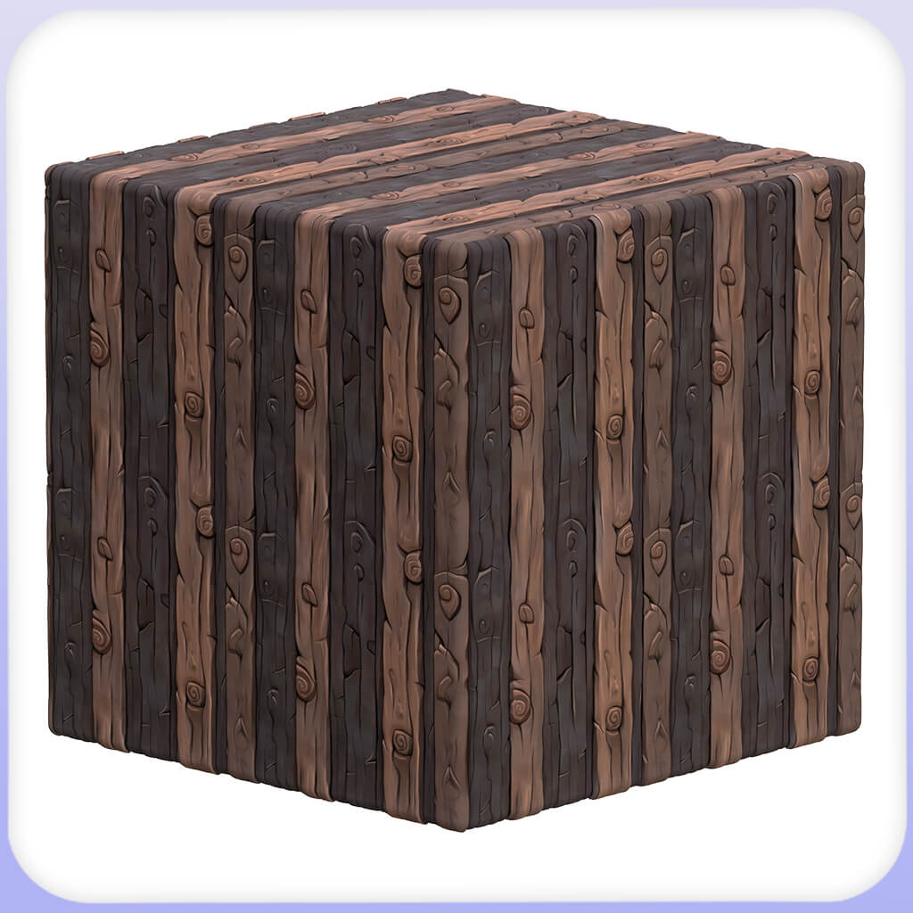 Stylized Wood Floor Seamless Texture by zames1992d