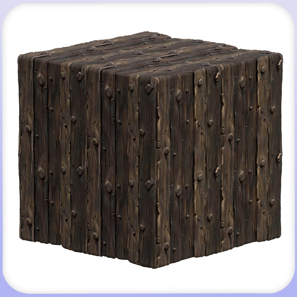 Stylized Wood Floor Seamless Texture by zames1992d