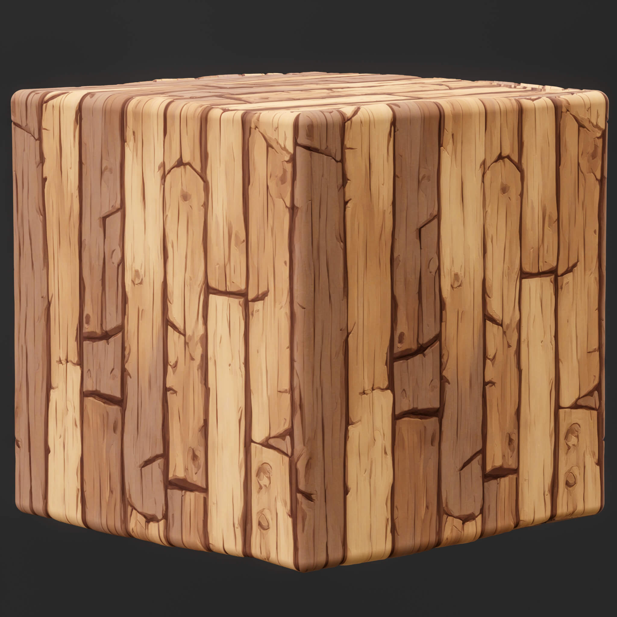 Stylized Wood Seamless Texture by zames1992d